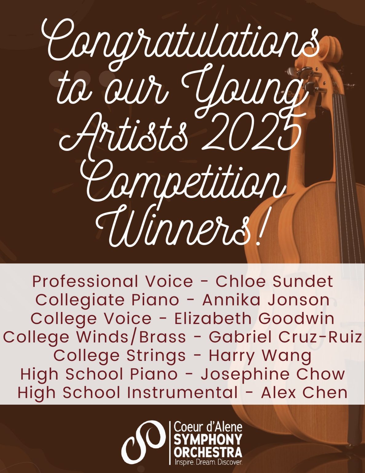 Young Artist Competition – CDA Symphony